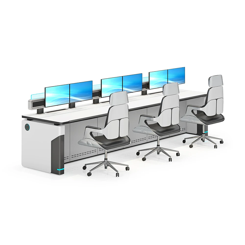 Secrutiy Control Room Console Desk Table Broadcast Studio Command Room ...