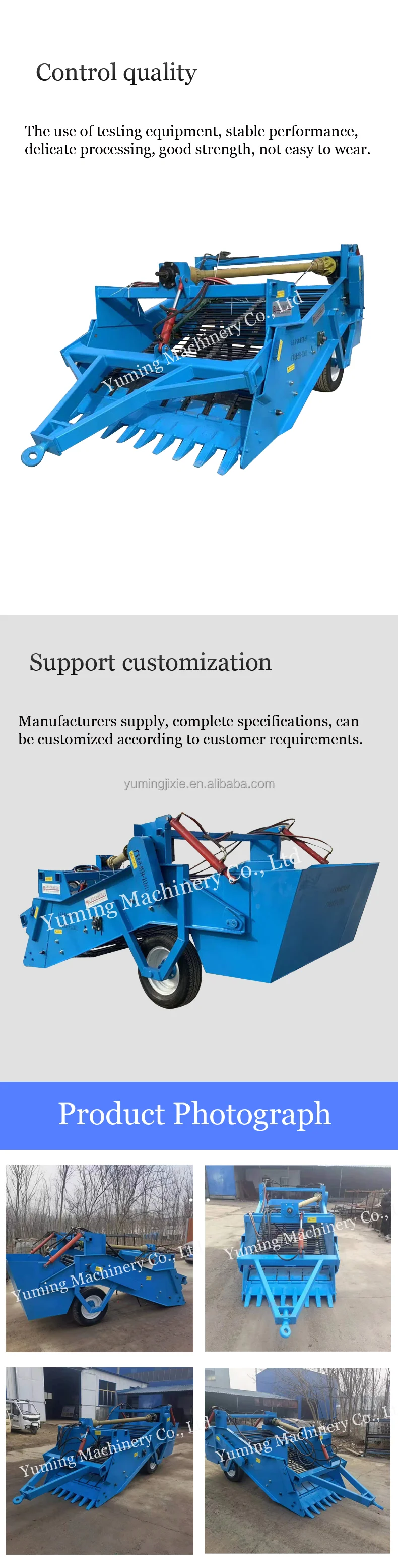 Efficient Stone Picking with Yuming Rock Picker Machine