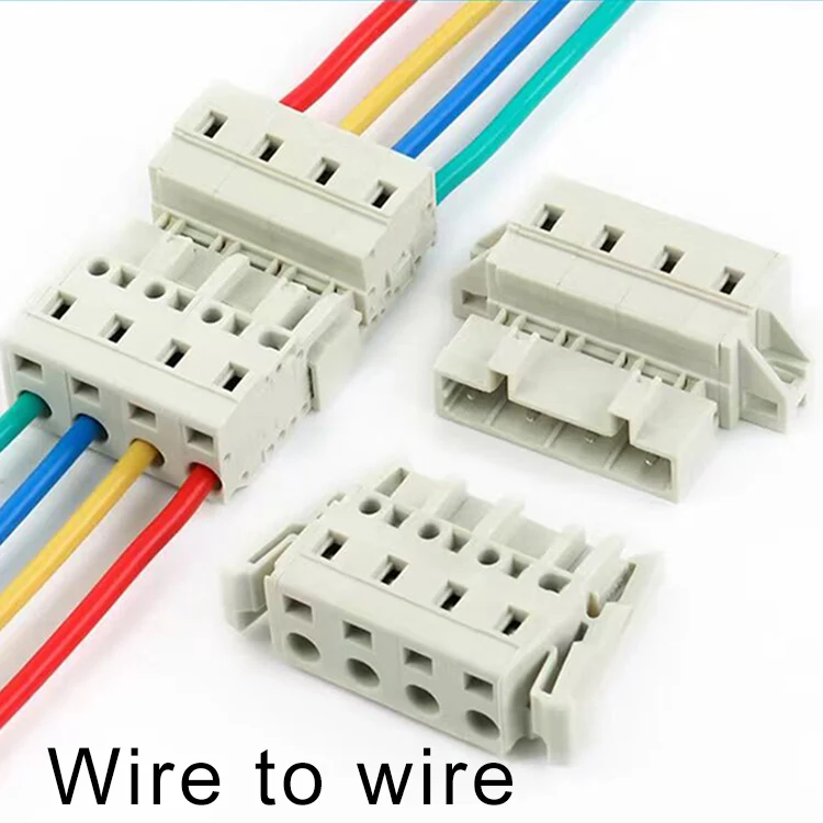 Wire Connectors Terminal Blocks Screwless Pluggable Male Female ...