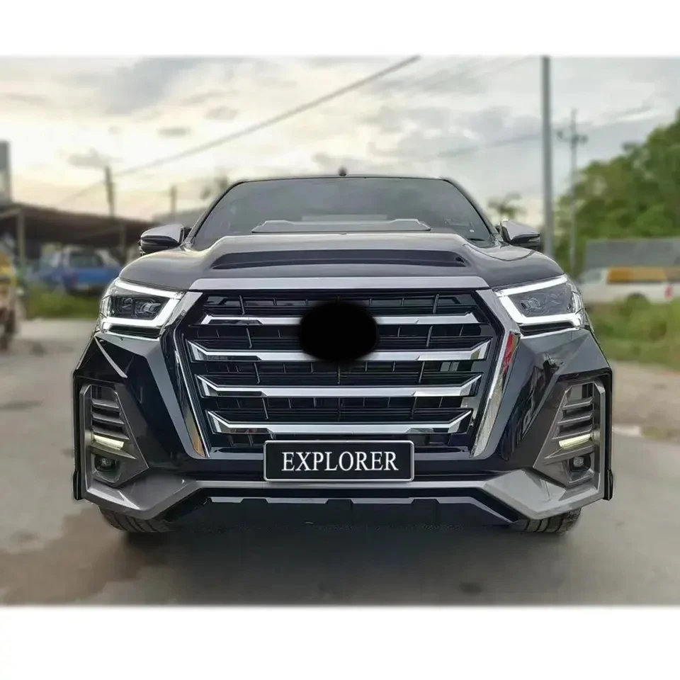 Car Front Bumper For Hilux Revo 2016-2021 Upgrade Body Kit For Hilux ...