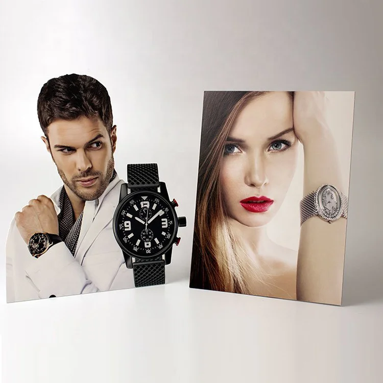 Custom Cardboard Display Stand Tabletop Signs Display Holder Strut Card ...