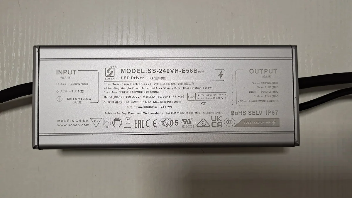 Driver Timing And Negative Logic Programmable Sosen Ss-vh-e Series ...