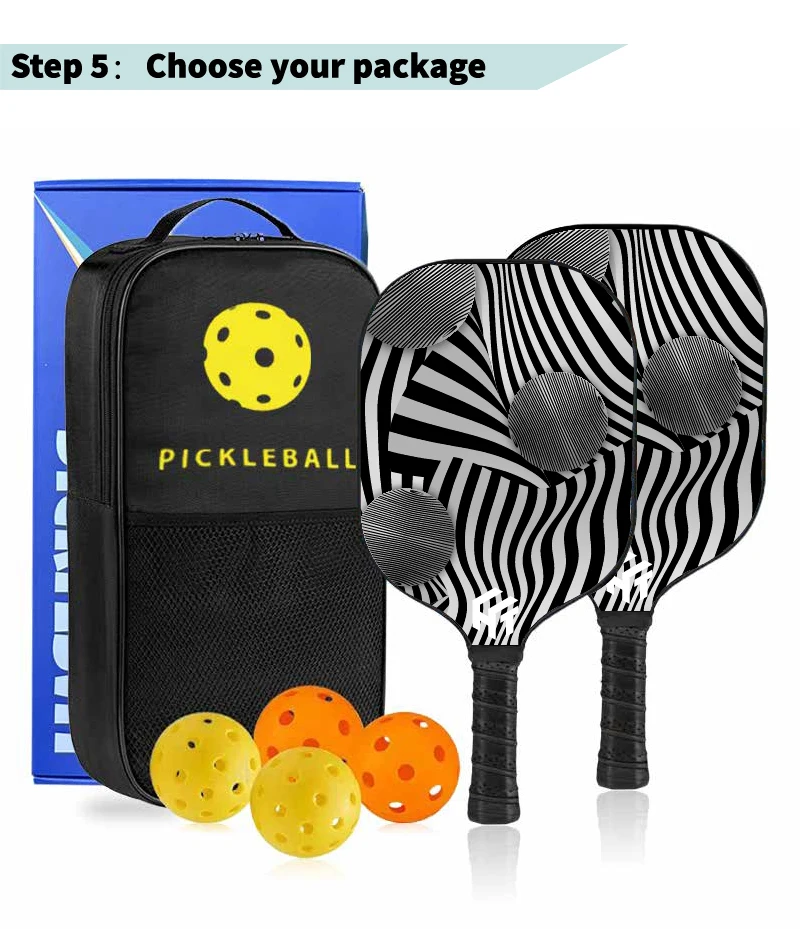 Pickleball Paddle Thermoformed T700 16mm Borderless Carbon Surface ...