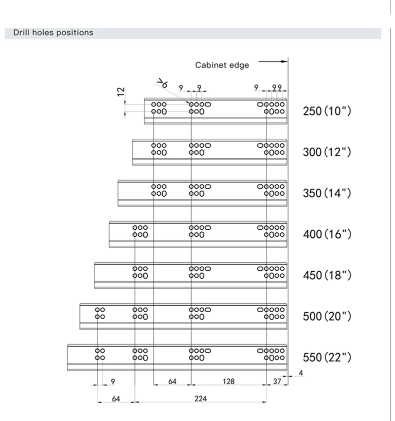 ROEASY Drawer Guides - Heavy Duty Adjustable Soft Closing Slides