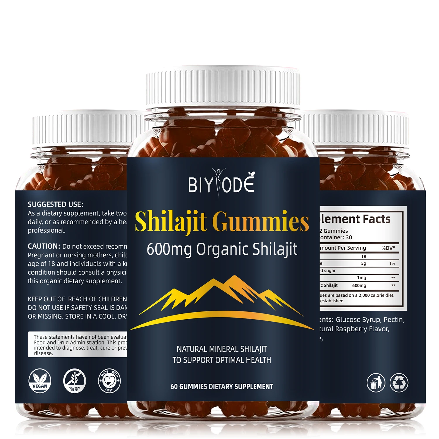 Pure himalayan shilajit resin gummies manufacturer natural herbal ...