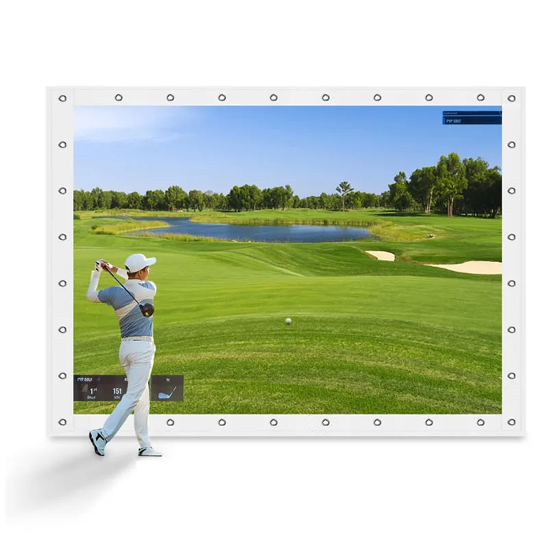 Indoor Golf Infrared Projection - Precision Simulator Screen
