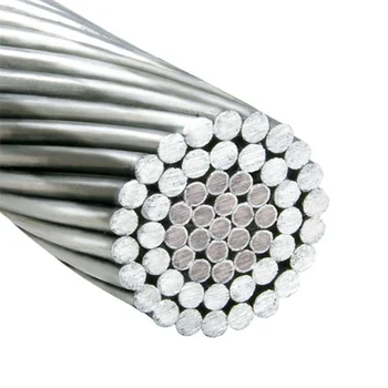 Bare Aluminum Conductor Steel Reinforced Acsr Conductor For Power ...