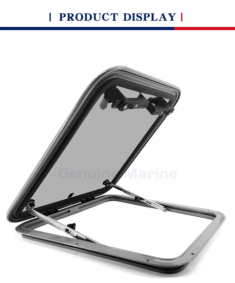 Genuine Marine Aluminum Trapezoid Skylight for Boat, Yacht, Ship - Low ...