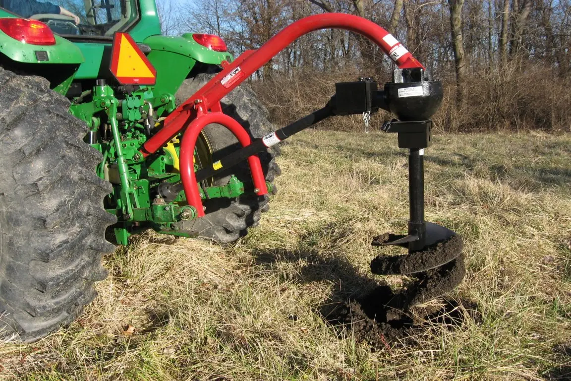 3 Point Tractor PTO Mounted Post Hole Digger Tree Planting Machine ...