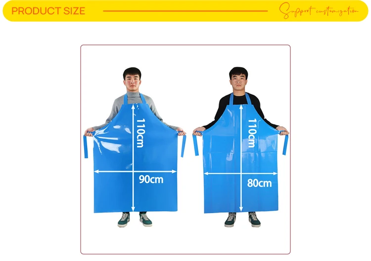 Chemical Resistant Plastic Rubber Apron Plus Size Pvc Apron Custom ...
