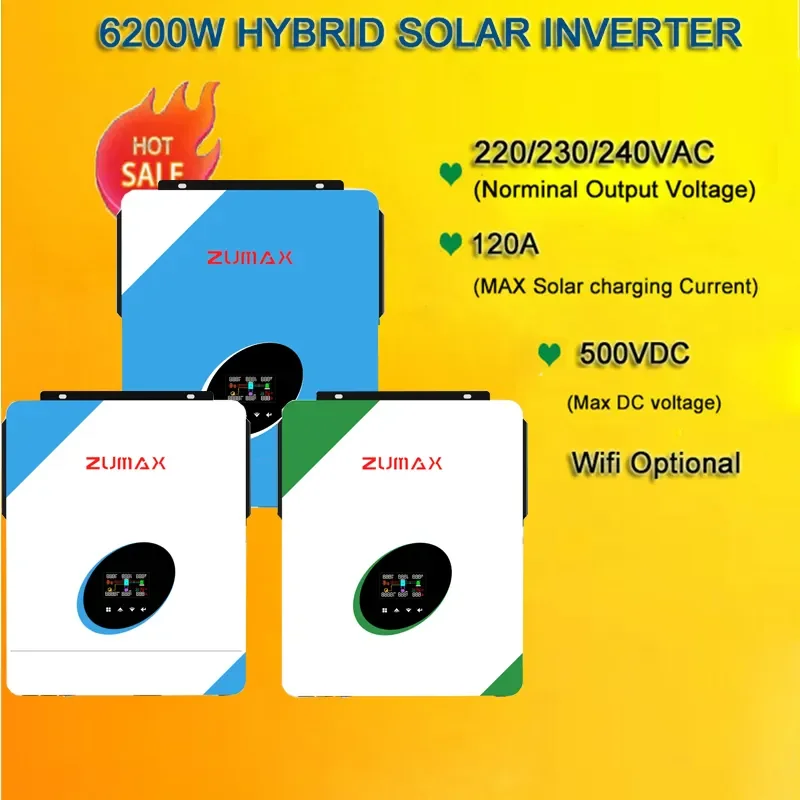 Frequency 48v 5kva Hybrid Inverter Hybrid 5kw Mppt 48v Dc To Ac 5000w ...