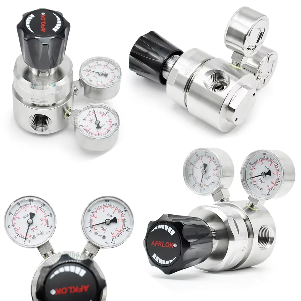 SS316L High Pressure Regulator R13 500psi Inlet 150psi Outlet ...
