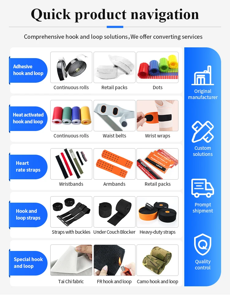 Medical Devices Self-Adhesive Velcro Tape Waterproof and Heat Resistant ...