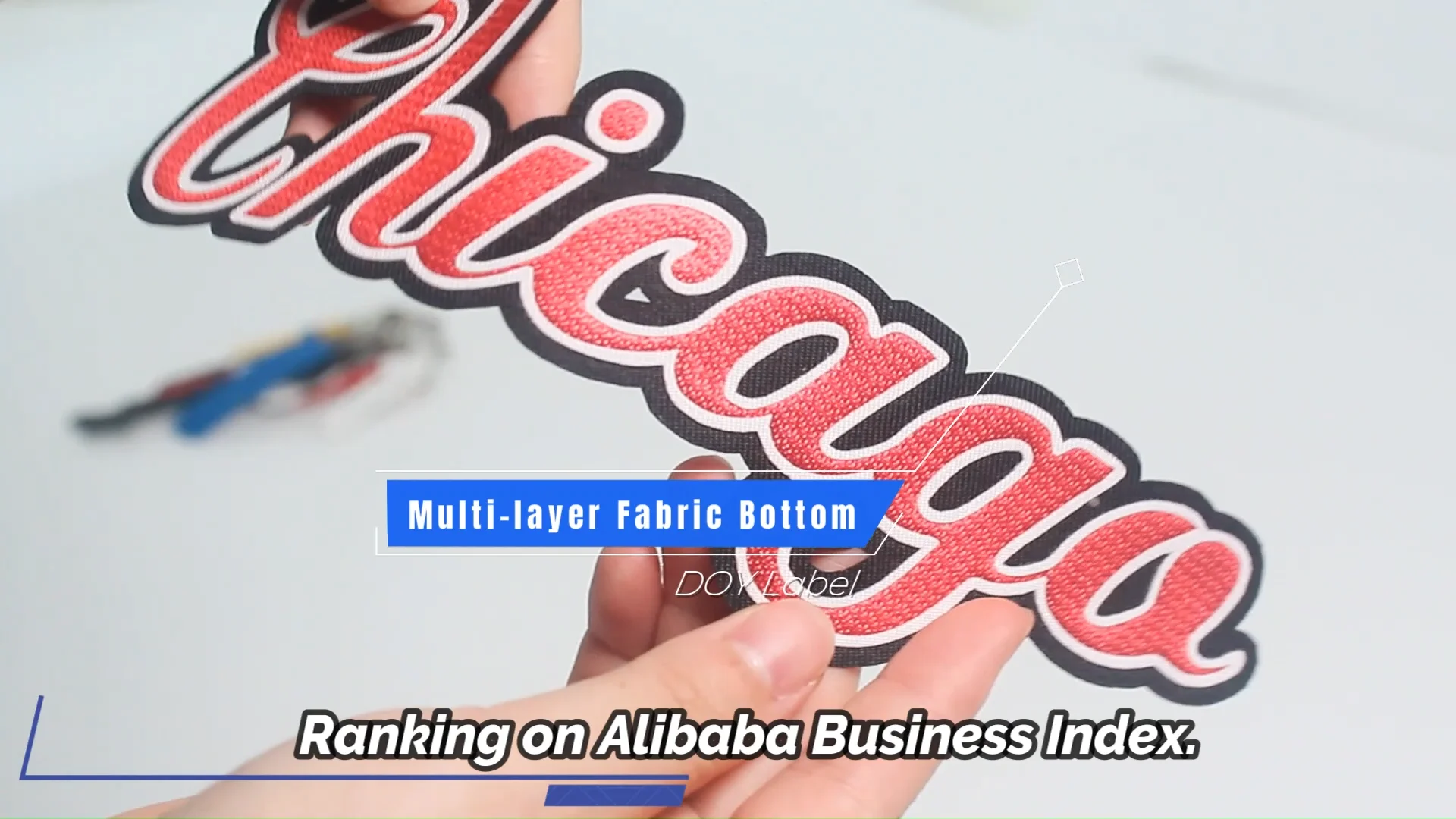 Letters Embroidered Parches Wholesale Custom Name Logo Tatami Fabric ...