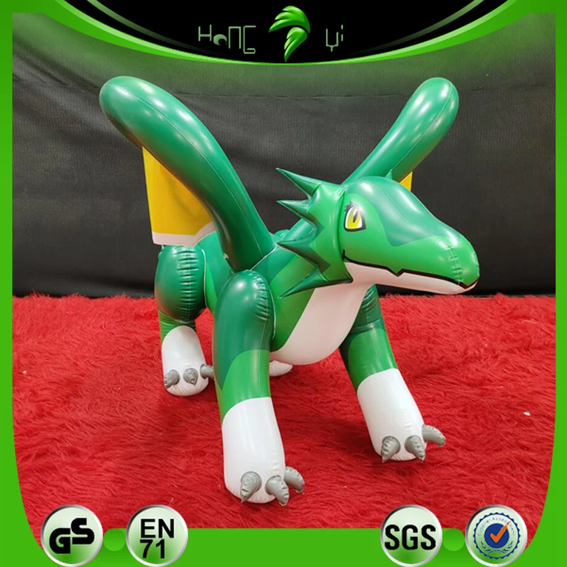 Hongyi Toy Ride on Inflatable Green Dragon With Wing Custom Inflatable ...