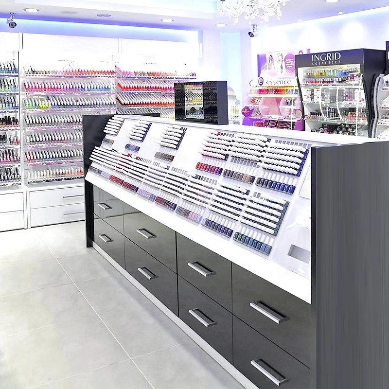 Customized Boutique Vitrine Perfume Showcase For Interior Design ...