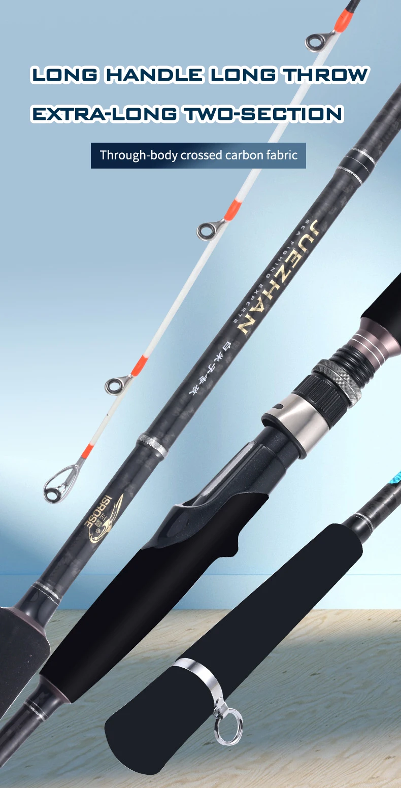 Topline Telescopic Offshore Carbon Fishing Ultralight Jigging Rod for ...