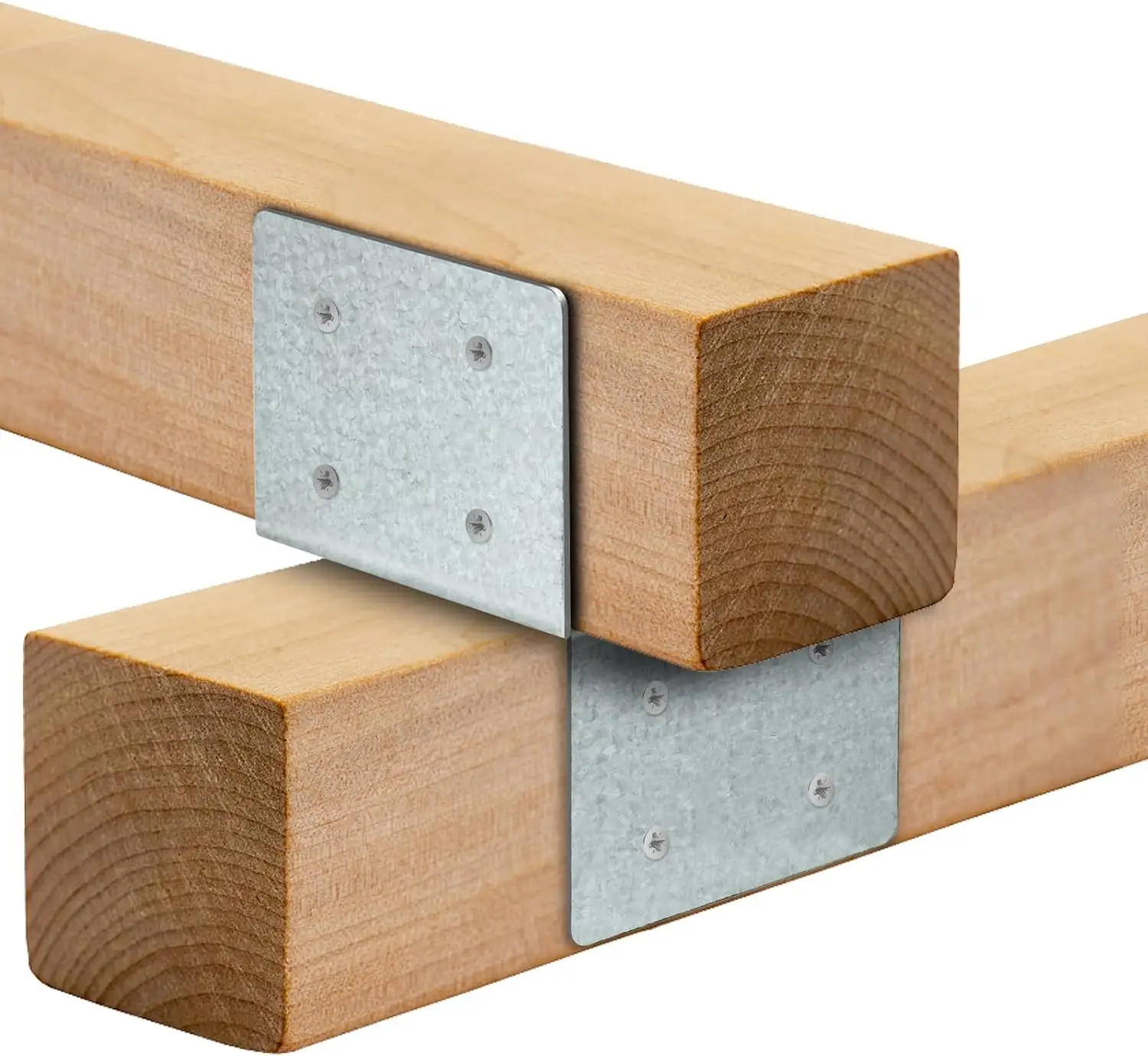 Durable Metal Roof Tie Headers - Fit 4x4, 4x6, 4x8 Beams