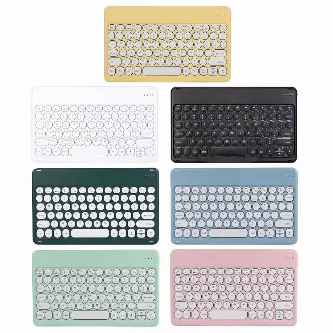 Universal Mini Slim Wireless Keyboard For Ipad 10inch Bt Keyboard Pink ...
