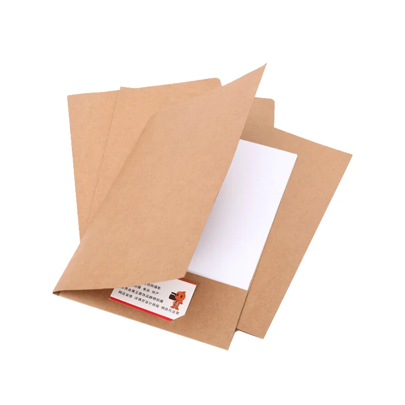 A4 Document Pocket File Folder - 300gsm/350gsm Cardboard