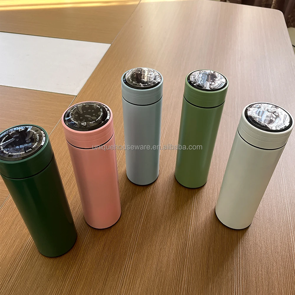 New 500ml Intelligent Digital Termos Led Temperature Display Water ...