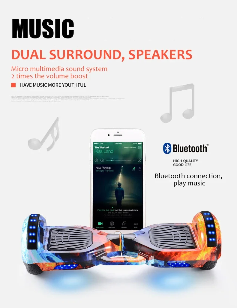 Electric Balancing Car Smart Self-balancing Electric Balance Scooters 6 ...