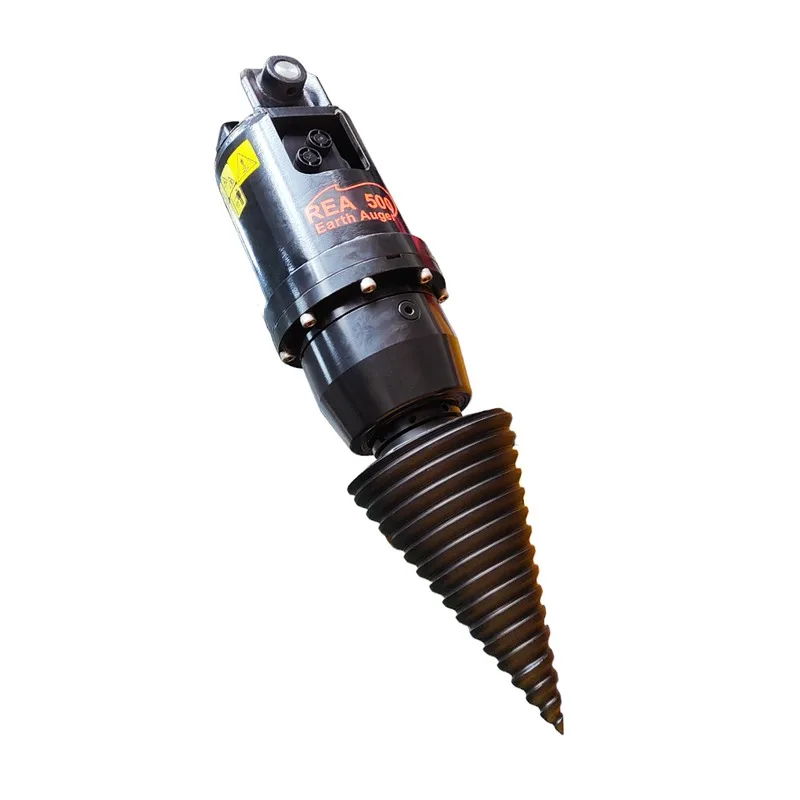 Forestry Machinery Wood General Splitter Tractor Skid Steer Mini Excavator Attachment Hydraulic Auger Screw Cone Log Splitter