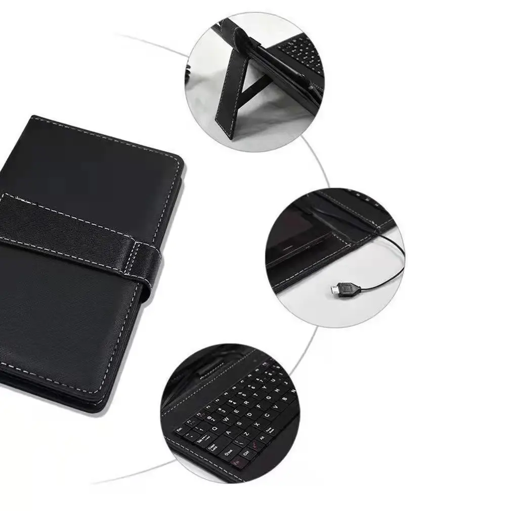 OEM Universal Inch Tablet Case with Keyboard Cover Leather