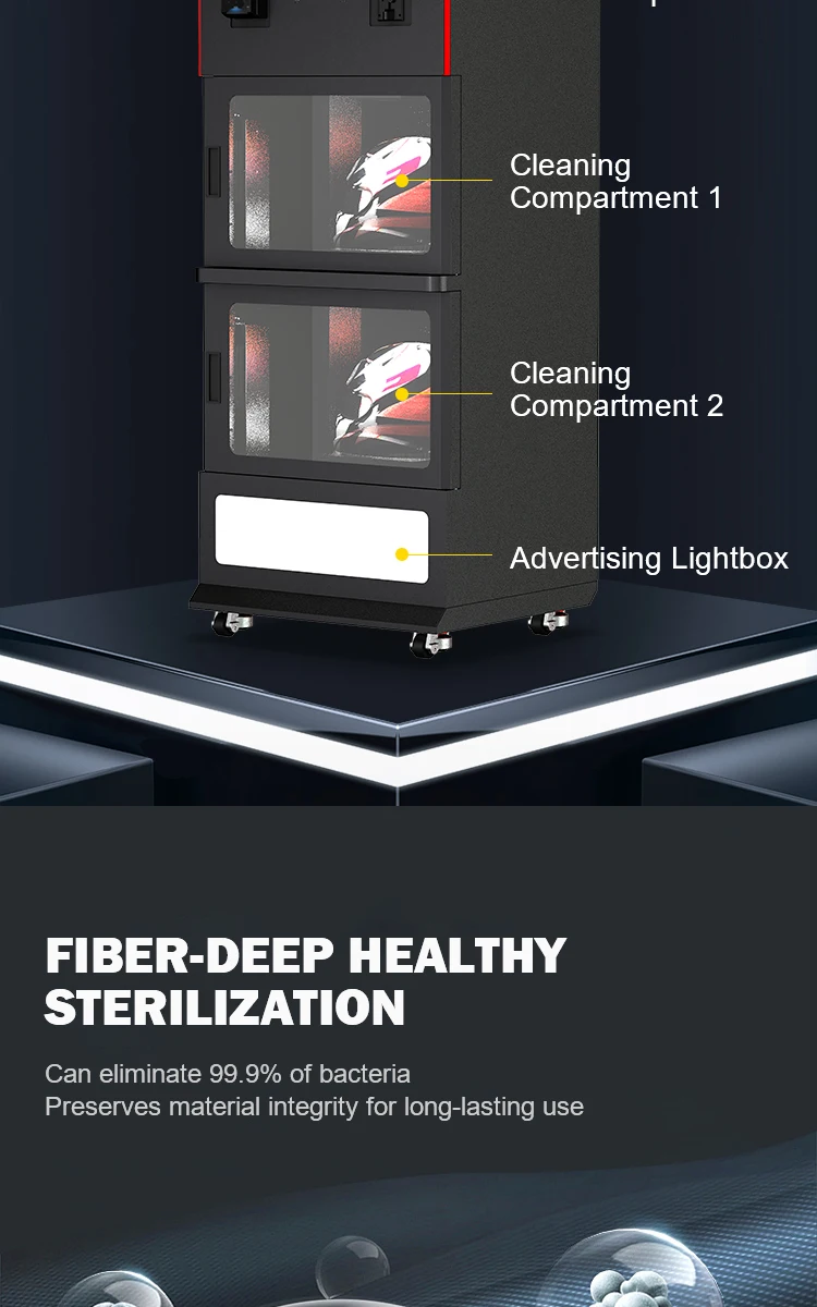 DKM Motorbike Motorcycle Helmet Cleaning Vending Machine