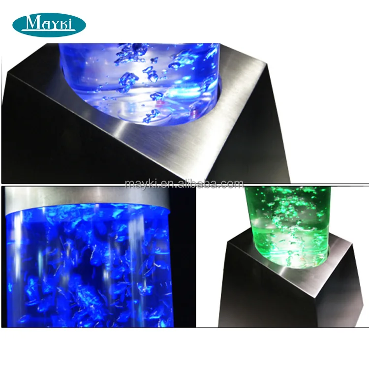 Bubble Tube Lamp and Fiber Optic Sensory Kit for Autism