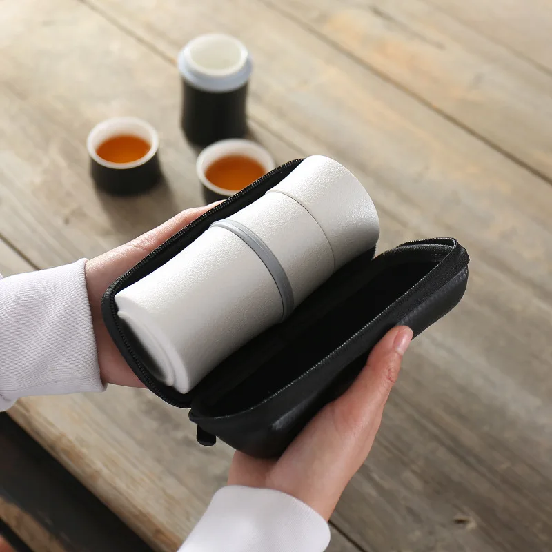 Wholesale Portable Travel Lazy Tea Cup Set Include One Pot One Filter ...