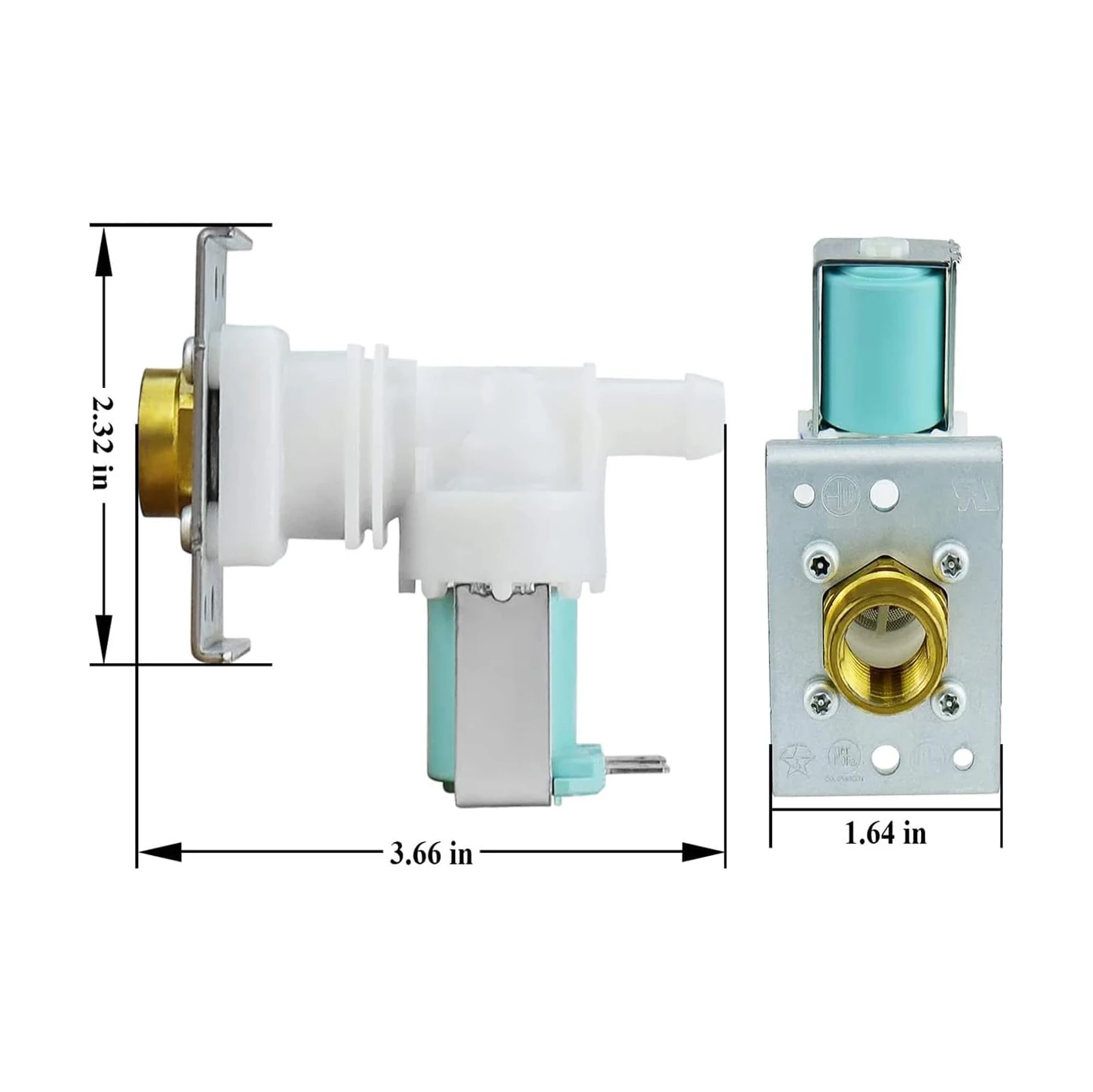 Dd62-00084a Dishwasher Water Inlet Valve Dishwasher Parts Dishwasher ...