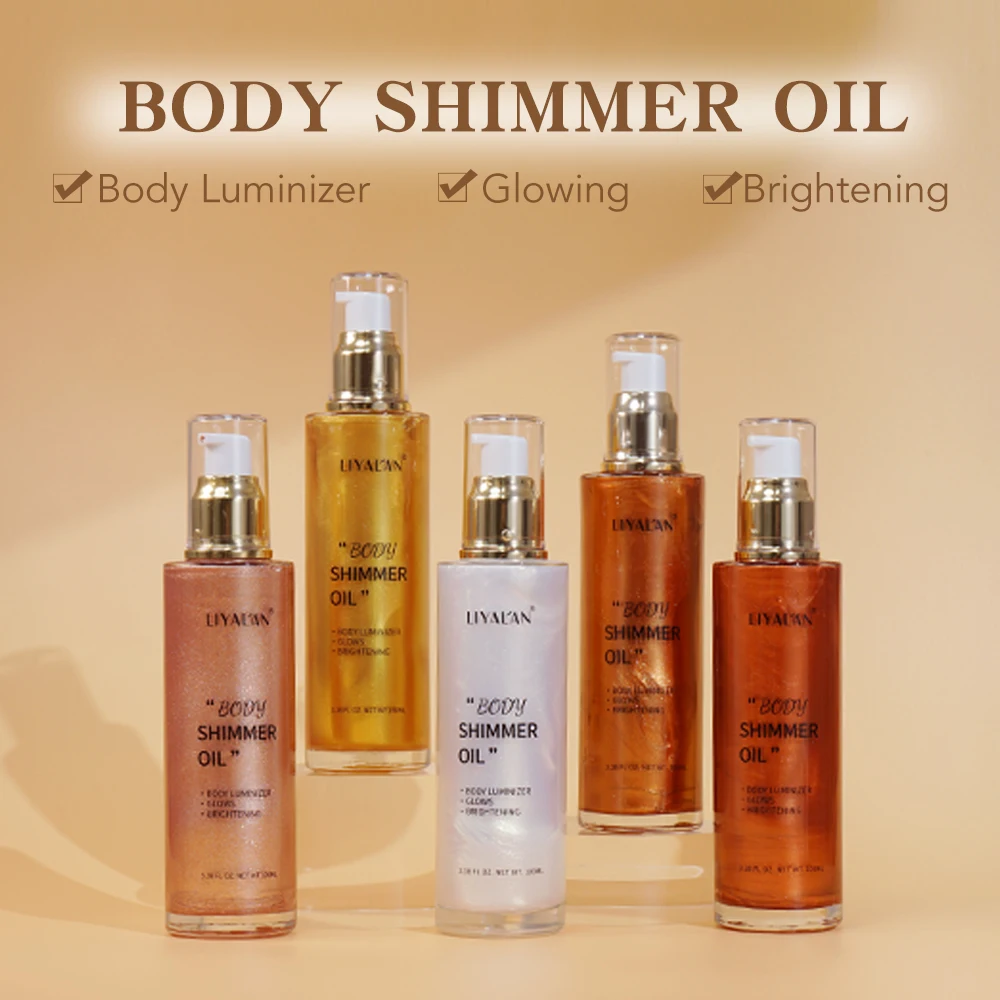 Liquid Body Shimmer - Glitter Body Oil for Party & Beach