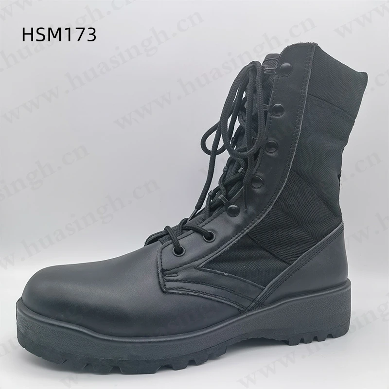Lxg,Outdoor Training Real Natural Leather Strong Fighting Boots Anti ...
