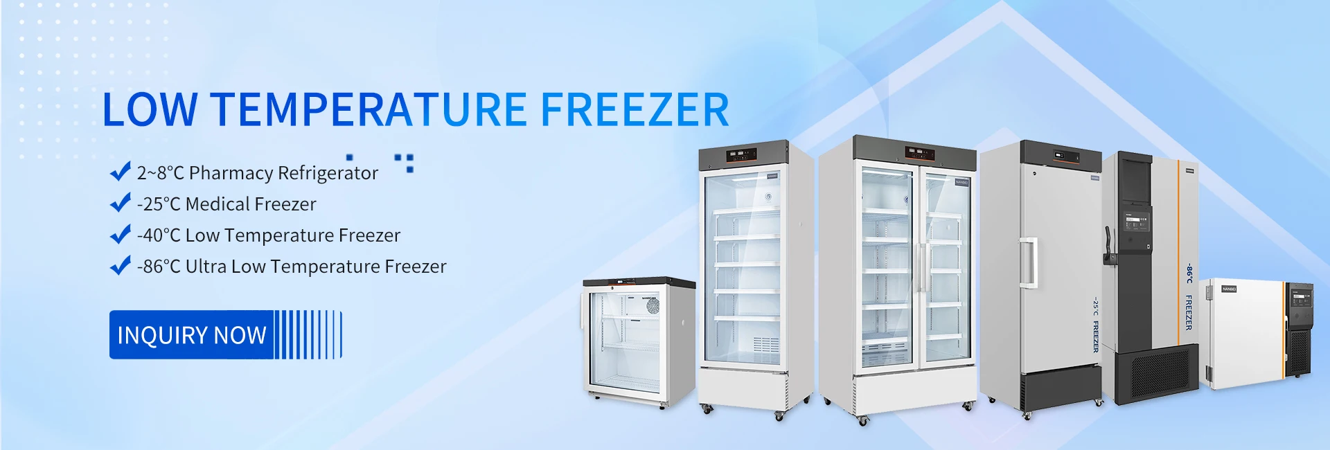Vertical 308l -40 Degree Biomedical Freezer Ultra Low Temperature ...