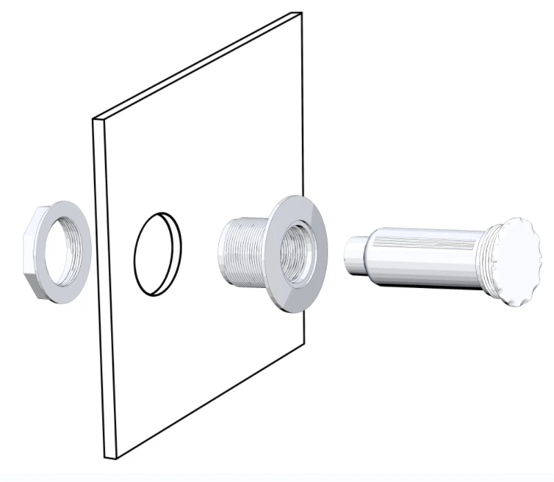 Pentair Globrite Replacement - 1.5" Fitting LED Pool Light