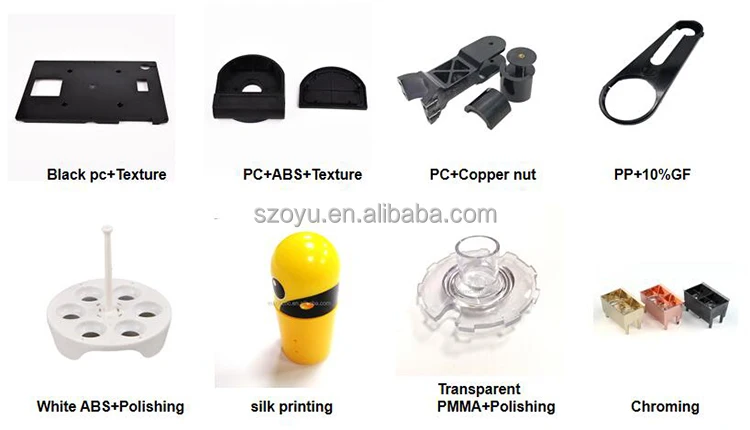 Customized Injection-molded Precision Rubber Nylon Plastic Small Spare ...