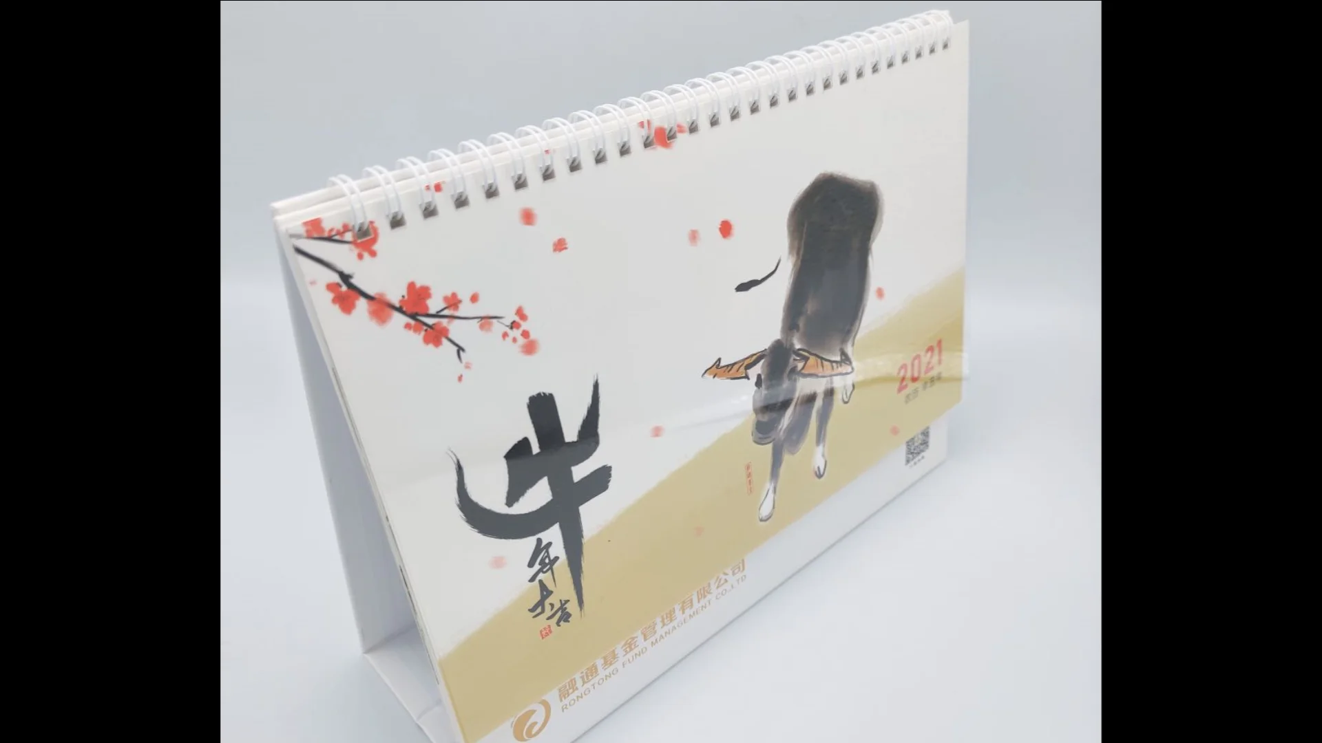 Promotional Custom Calendar 2023 Coil 365 Day Table Desk Printing ...