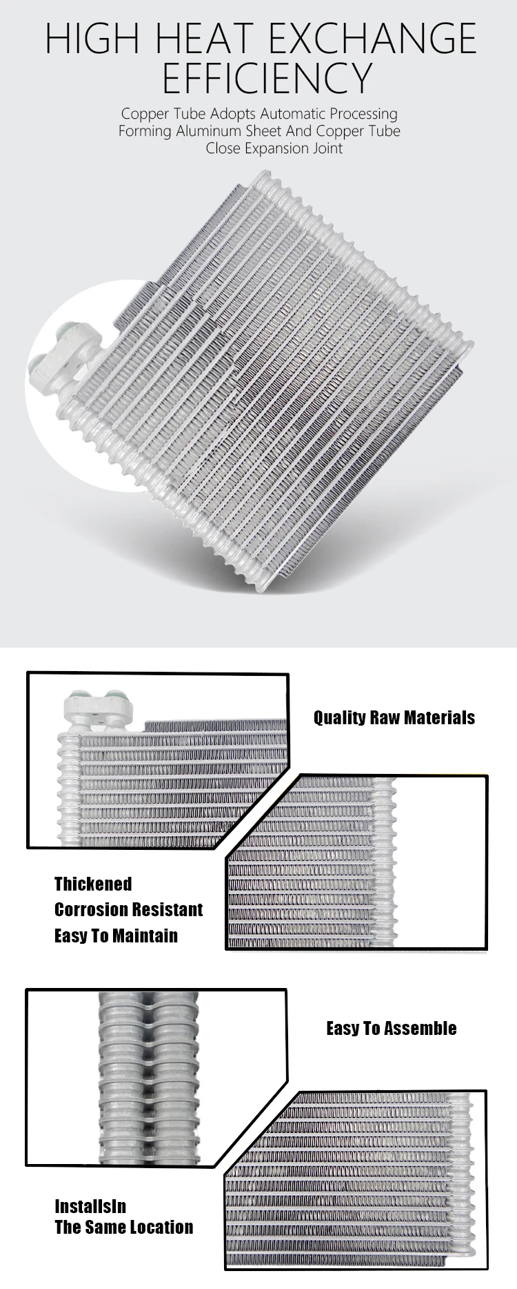 Hollysen Auto AC Evaporator for Toyota HIACE - 1 Year Warranty