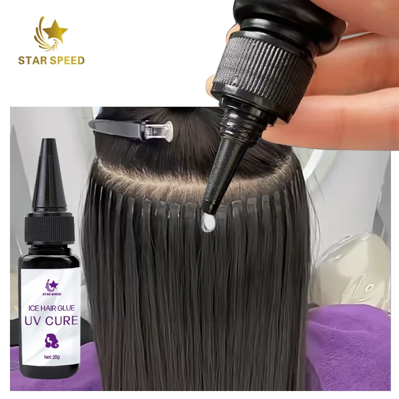 Star speed New Design latest uv hair extension tool 10D hair extension ...