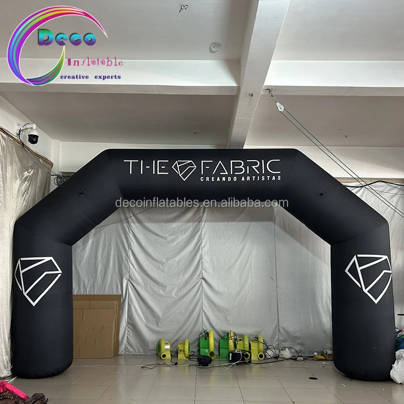 Black Inflatable Finish Line Arch Inflatable Advertising Arch - Buy ...