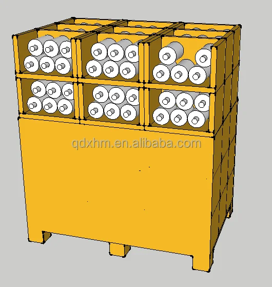 Warehouse Supermarket Pdq Corrugated Stackable Storage Box Large ...