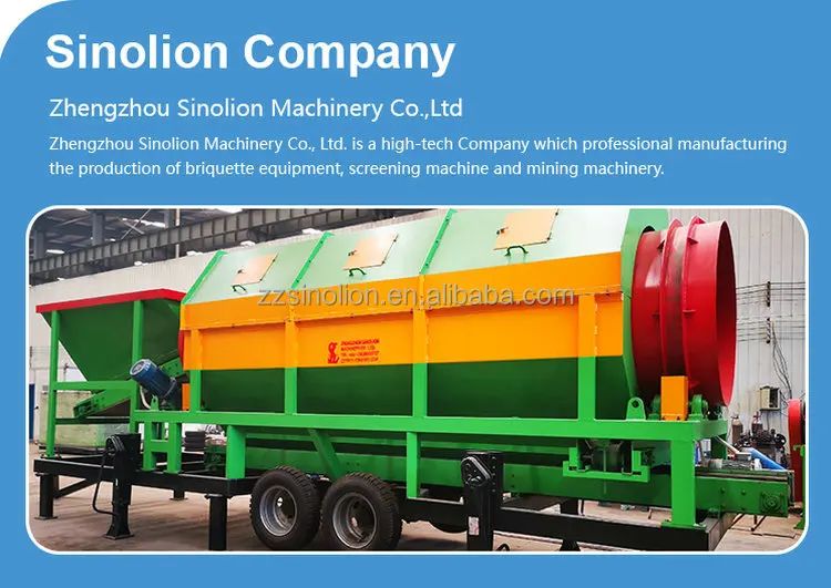 Mobile Compost Rotary Sieve Machine for Efficient Composting