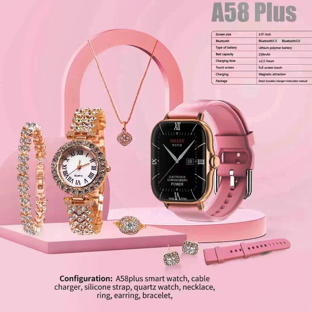 Fashion Girls A59 Plus Smart Watch - Heart Rate Monitor, IP67 ...