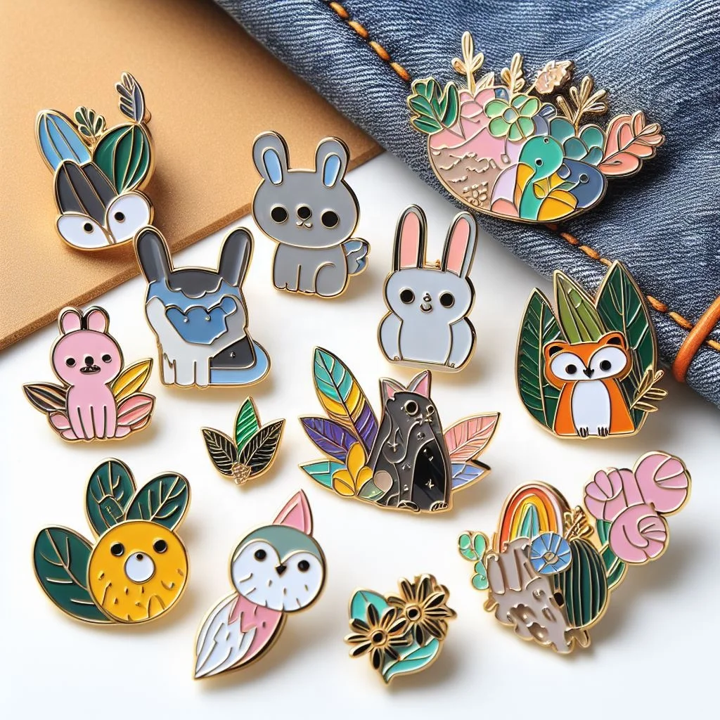 Custom Lapel Pins - Gold Plating & Hard Enamel Craftsmanship