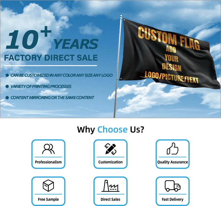 Custom Flag 3x5ft - Personalized Design for Any Event