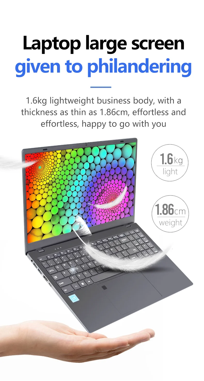 New Design 15.6'' Intel Notebook N95 Win11 Laptop Computer China ...