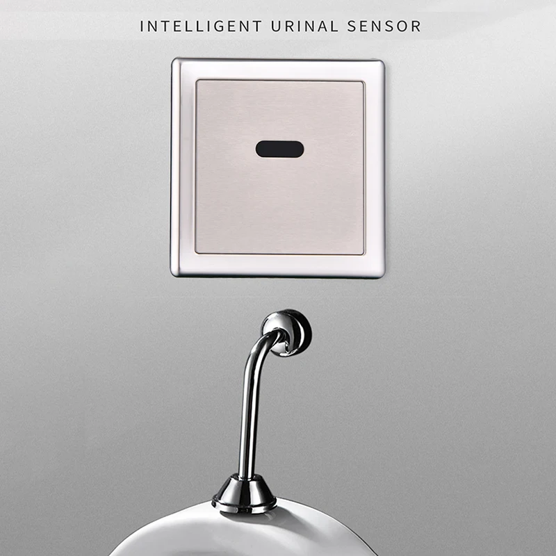 Infrared Sensor Wall-Mounted Touchless Urinal Flusher with Water-Saving ...