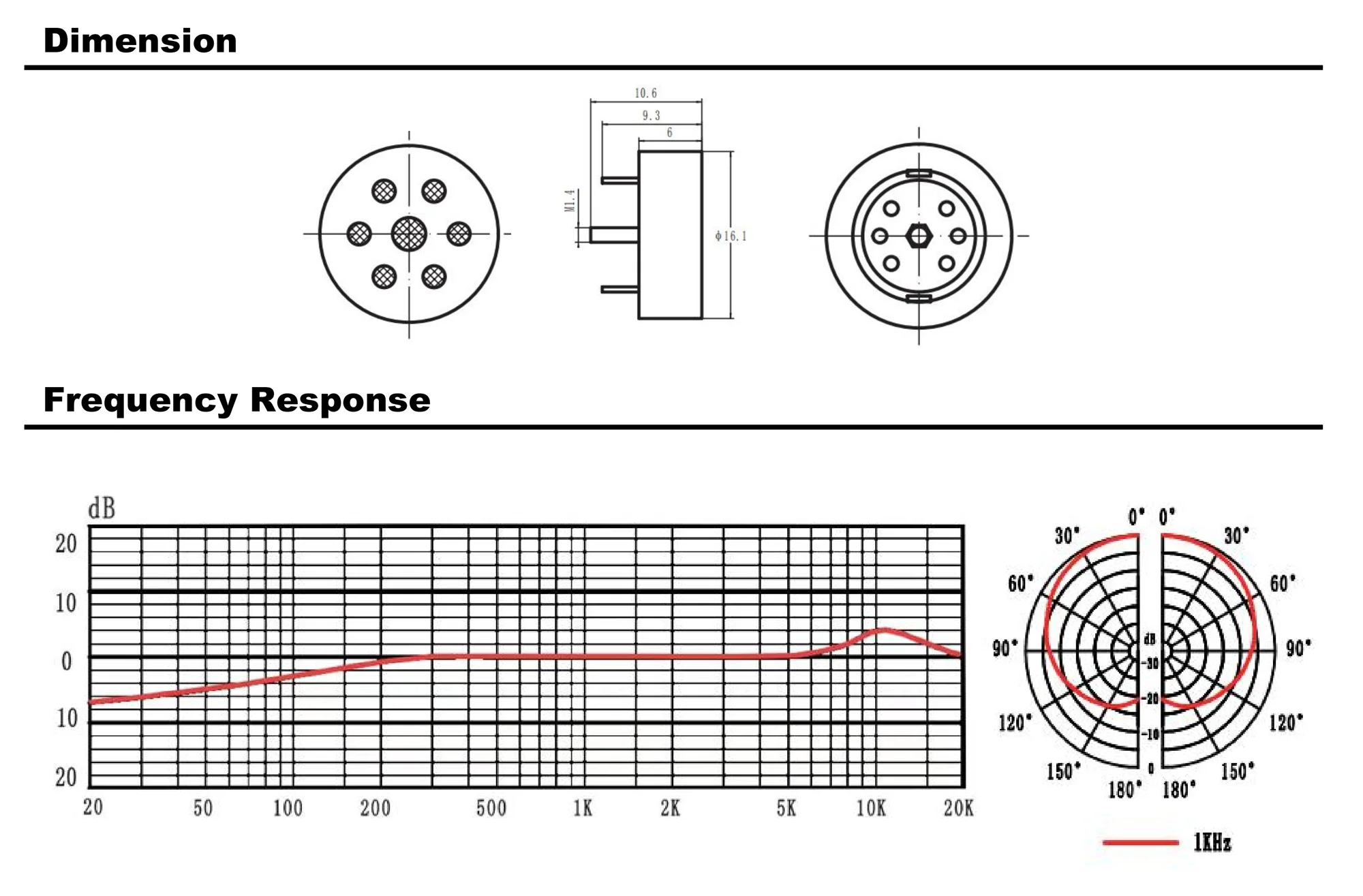 797 Audio CY011 Custom 16mm 3um Gold-plated Professional Cardioid ...