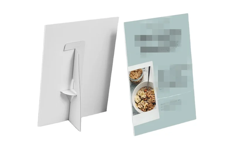 High Quality A4 A5 Cardboard Sign Advertising Display